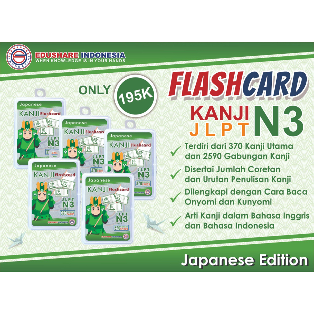 Jual Flash Card Kanji N3 | Shopee Indonesia