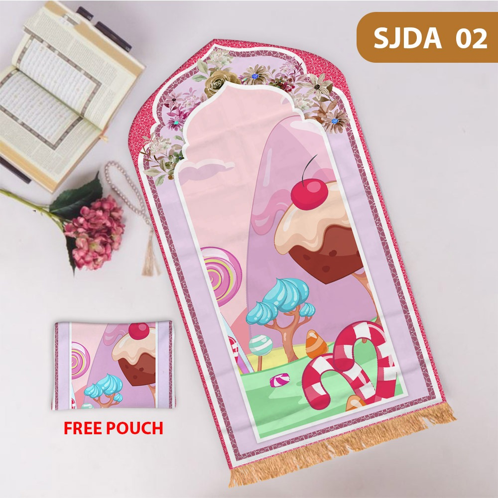 Jual Sajadah Anak Custom Nama Premium Souvenir Sejadah Anak SD TK ...