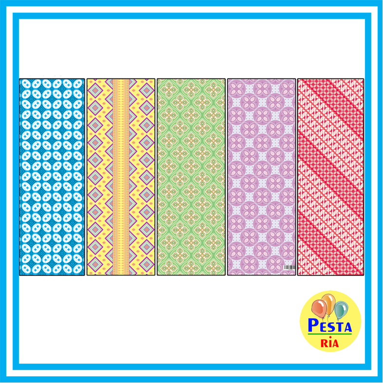 Jual MURAH !! Kertas kado Motif BATIK CLASSIC, kertas kado motif batik ...