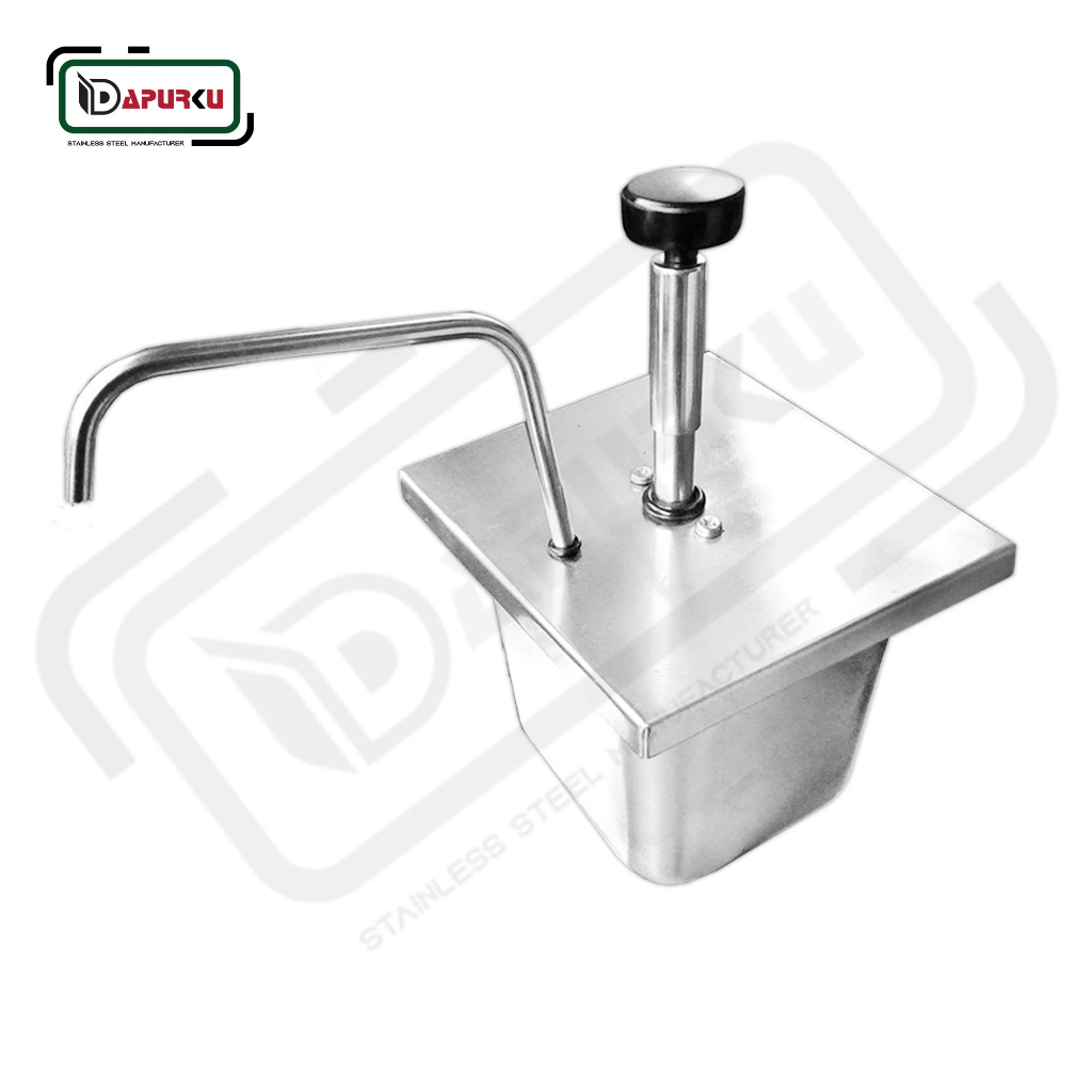 Jual Pompa Saus Stainless Steel Sauce Pump Food Grade KFC MCD | Shopee ...