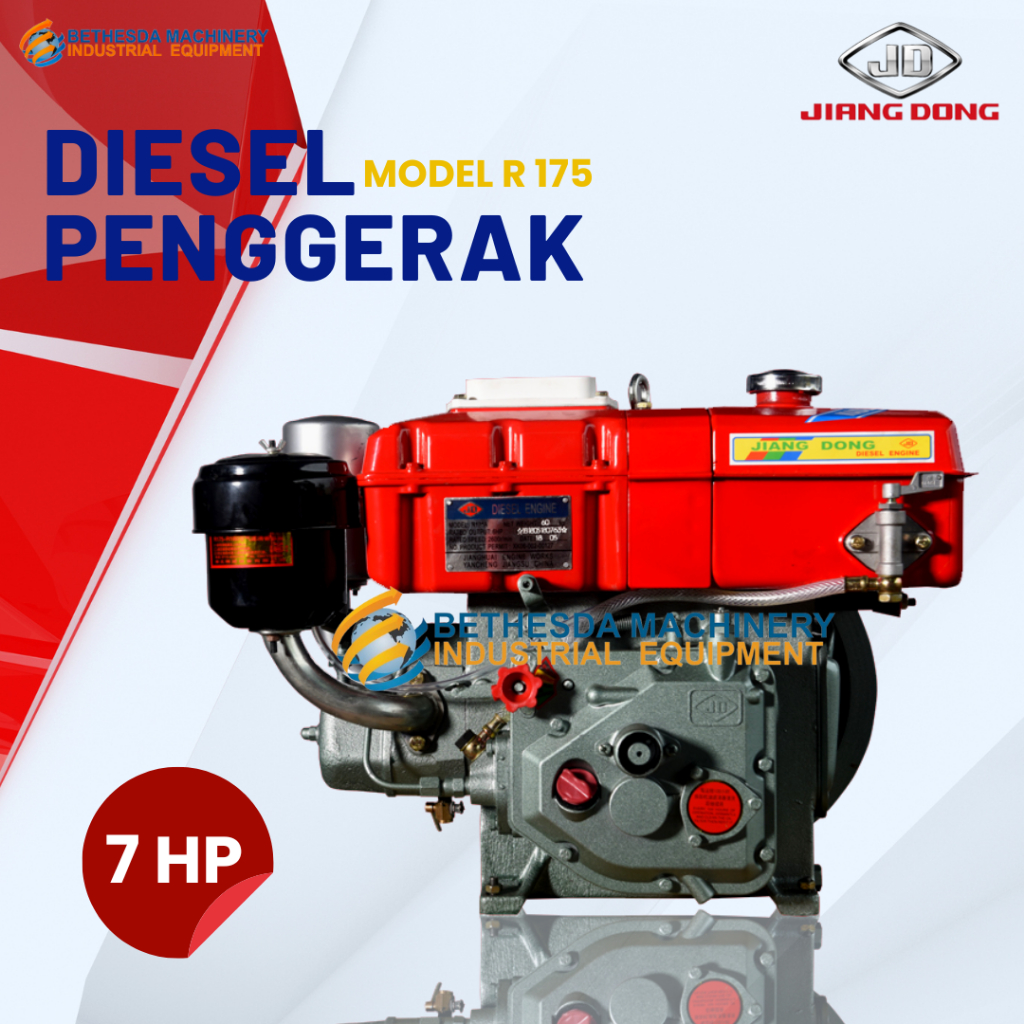 Jual Mesin Penggerak JiangDong 7HP / 7 HP Diesel Engine R 175 NL Jiang ...