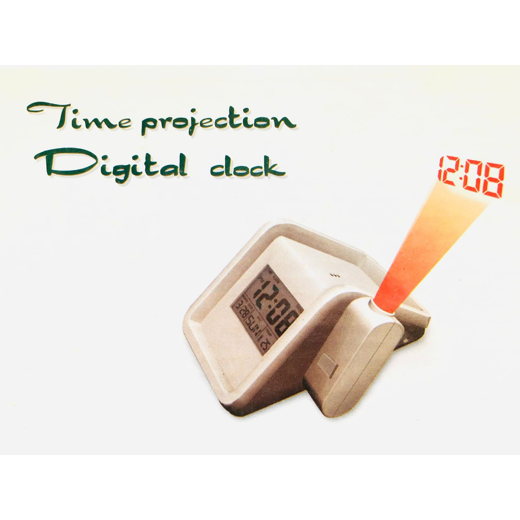 Jual TIME PROJECTION DIGITAL CLOCK JAM BEKER DIGITAL TIME DIGITAL ALARM ...