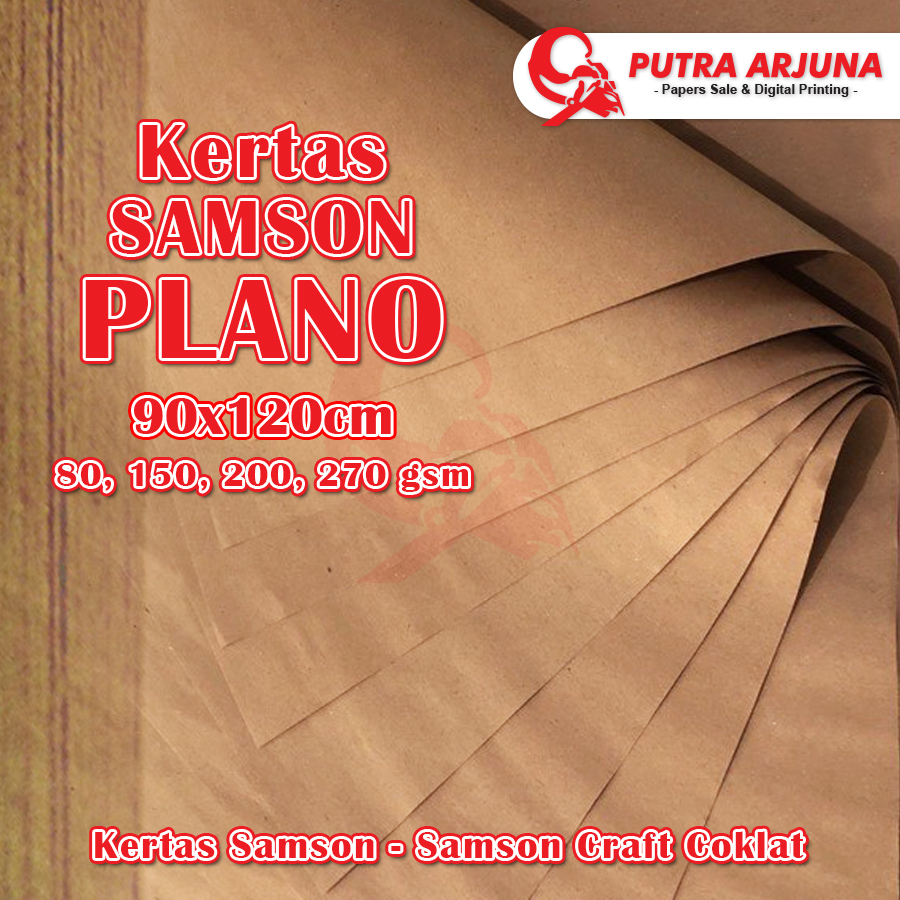 Jual KERTAS SAMSON KRAFT, KERTAS COKLAT KERTAS BUNGKUS KERTAS PACKING ...
