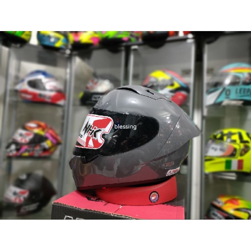 Jual NHK GPR TECK STREET V2 SOLID HELM FULL FACE | Shopee Indonesia
