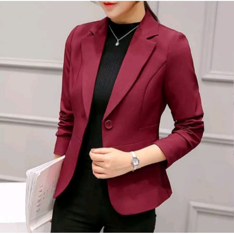 Jual Jas Wanita / Blazer Wanita / Jas Wanita Formal / Jas Kantor Wanita ...