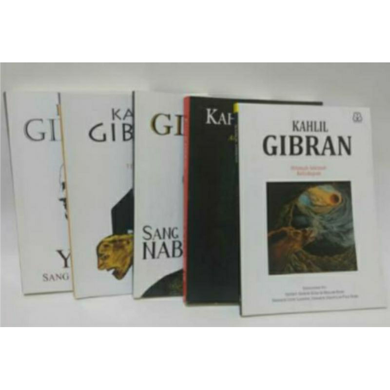 Jual Paket 5 Buku Kahlil Gibran, Hikmah Kehidupan, sang Nabi, Yesus ...
