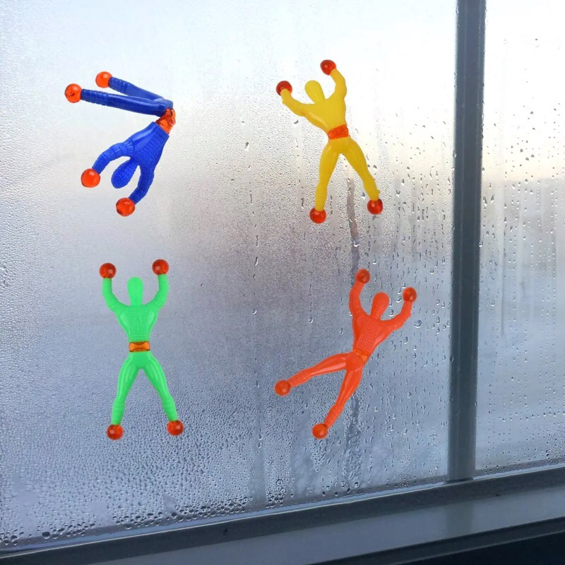 Jual Mainan sticky man tempel kaca spiderman climbing wall sticky man ...