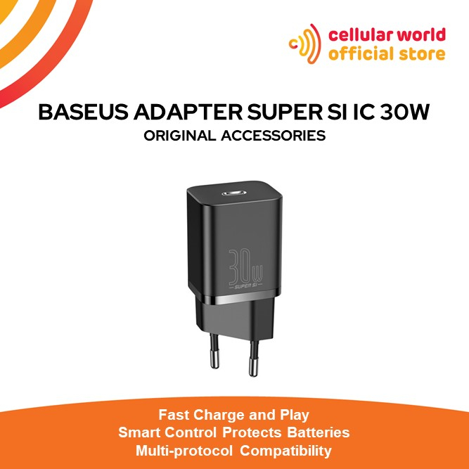 Jual Baseus Adapter Super SI Quick Charger IC 30W | Shopee Indonesia