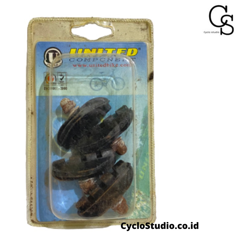 Jual Kampas Karet Rem Sepeda BMX MTB UNITED ( 4 pcs ) | Shopee Indonesia