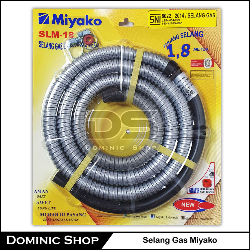 Jual Selang Gas Miyako / Selang Gas LPG / Selang Kompor Gas | Shopee ...