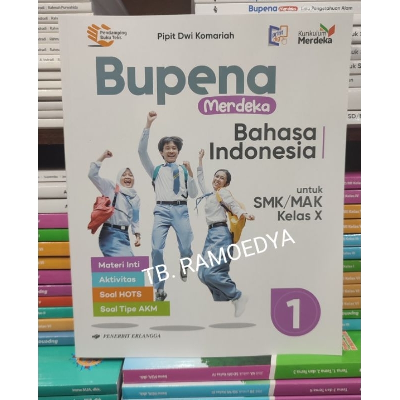 Jual Buku Bupena Merdeka Bahasa Indonesia SMK/MAK kelas X Kurikulum Merdeka Erlangga | Shopee ...