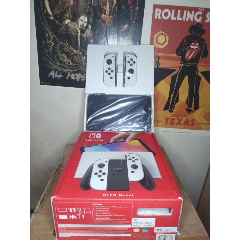 Jual Nintendo Switch OLED NS OLED Console New Model White | Shopee Indonesia