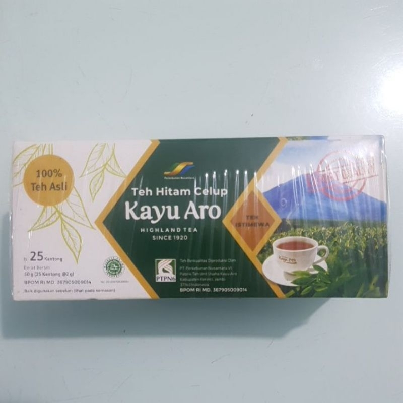 Jual Teh hitam celup Kayu Aro (25 kantong) | Shopee Indonesia