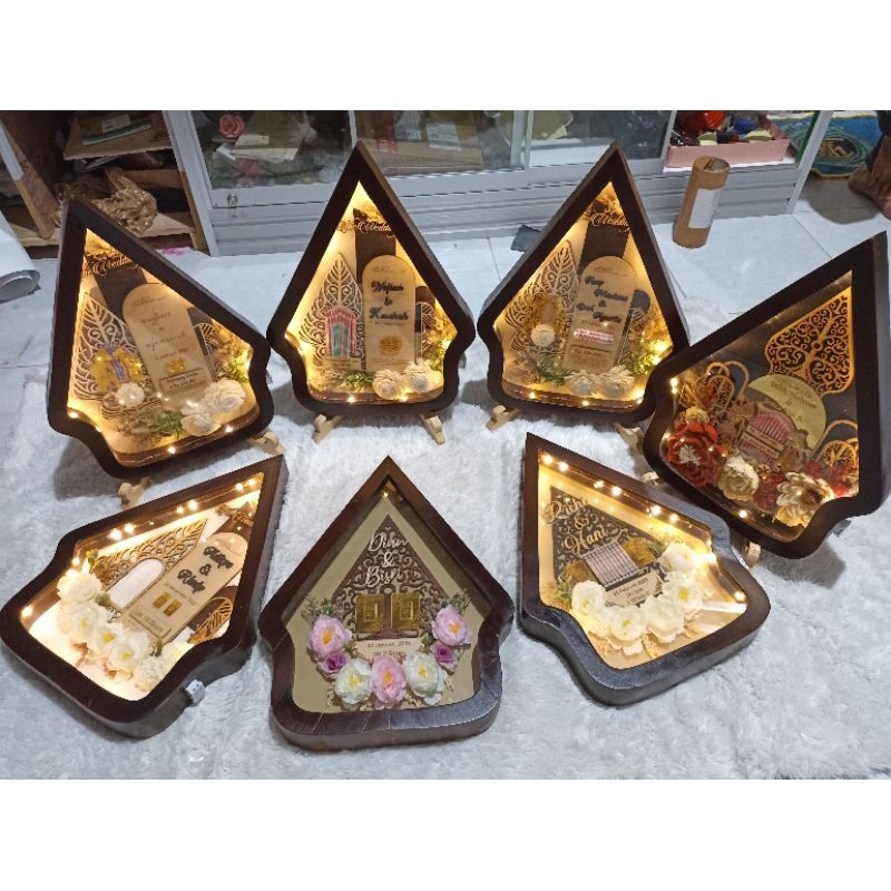 Jual Mahar Wayang, Mahar Pernikahan, 35x45 Mas Kawin, Unik, Elegan ...