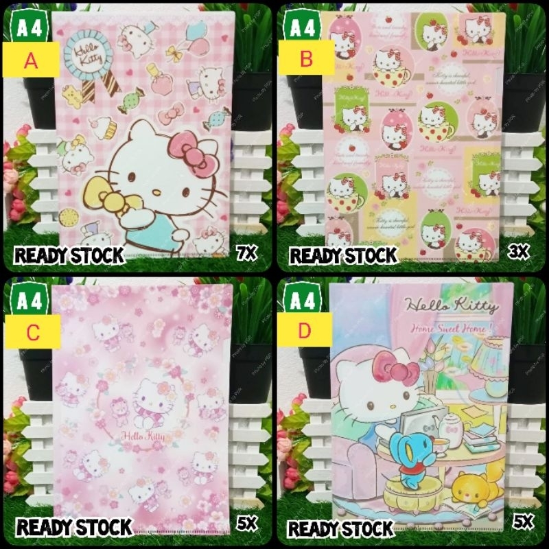 Jual Map File Folder 1 Pocket Sanrio Karakter Hello Kitty | Shopee ...