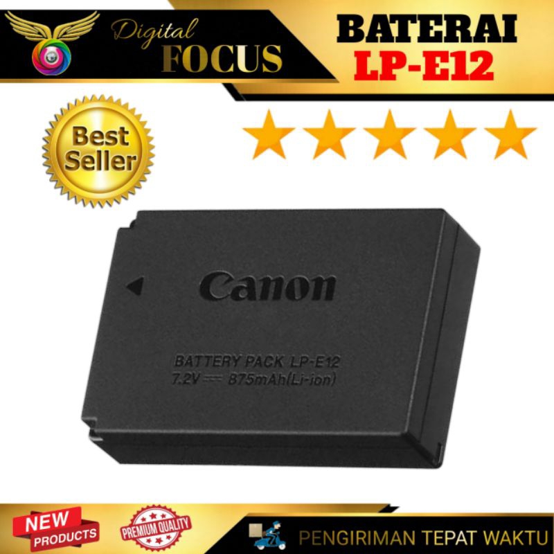 Jual Battery LP-E12 Baterai For Charger lc E12 Batre LPE12 Camera Eos 100D M M2 M10 M50 M100 ...