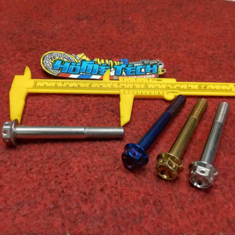 Jual baut probolt M10x80 baut 14 panjang 8cm,probolt flower drat 14 ...