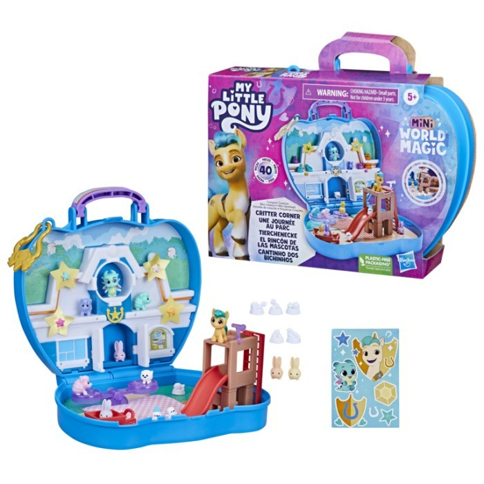 Jual My Little Pony Mini World Magic Compact Creation Hitch Trailblazer Critter Corner | Shopee ...