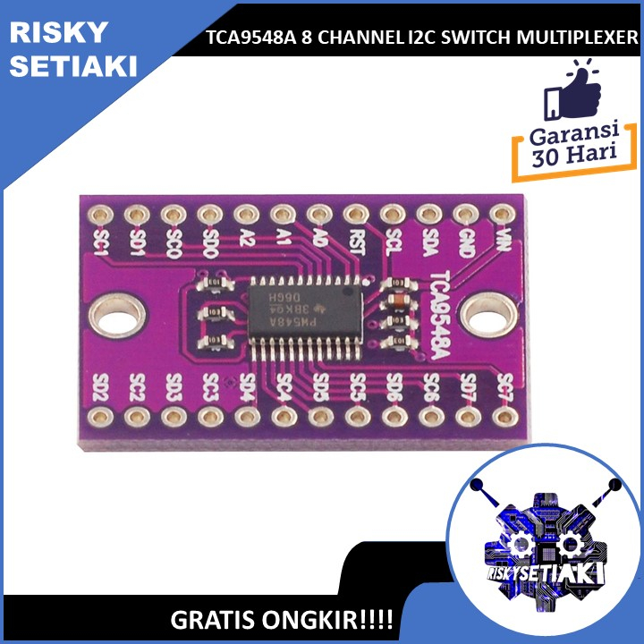 Jual TCA9548A 8 CHANNEL I2C SWITCH MULTIPLEXER EXPANSION BREAKOUT BOARD | Shopee Indonesia