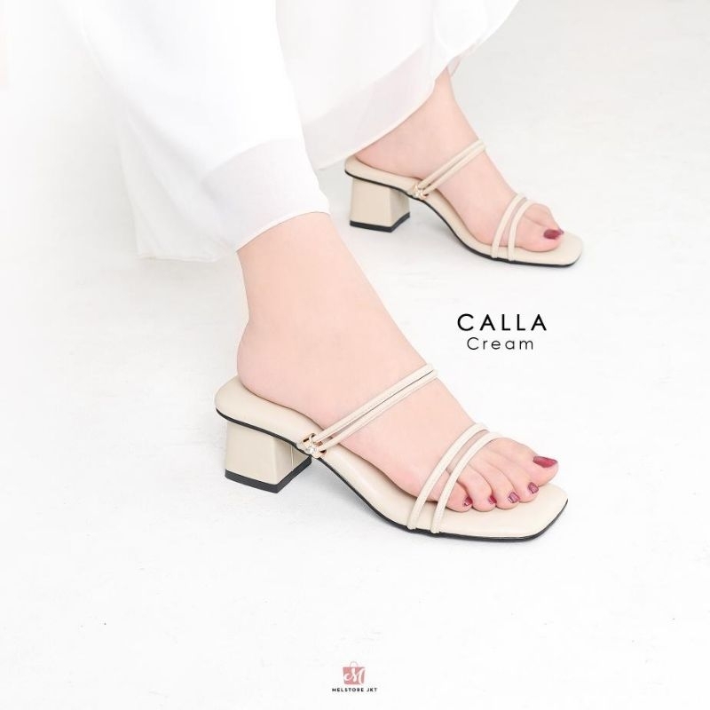 Jual Damelia Melstore jkt official shop Sandal heels wanita calla ...