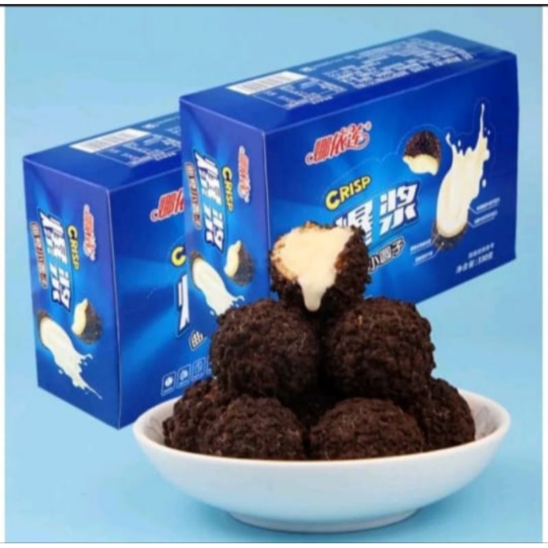 Jual Halal Cookie Lava Mini Choco Ball 330 g 1 kotak 伊诺磁爆浆曲奇小丸子 ...