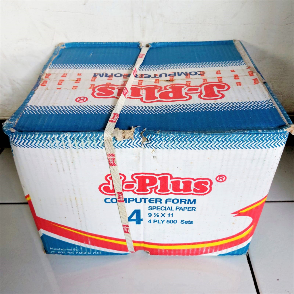Jual Continuous form NCR J Plus 4 ply 9,5x11 HVS pakai KARBON Putih semua | Shopee Indonesia