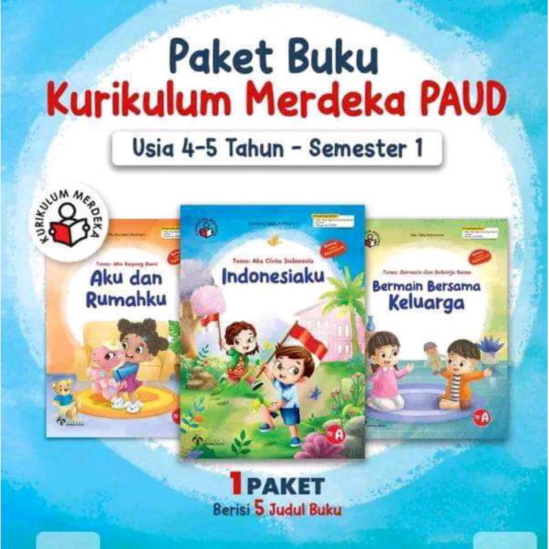 Jual buku paket kurikulum merdeka paud | Shopee Indonesia