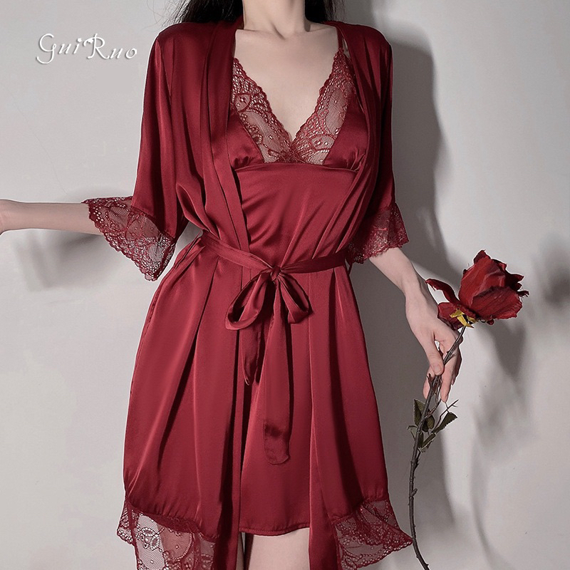 Jual 17-Sexy Lingerie dress baju sexy wanita bahan satin / Lingerie ...