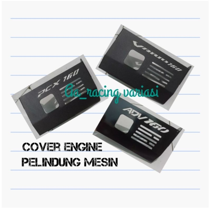 Jual Cover engine PCX 160 ADV 160 VARIO 160 pelindung mesin besi pelat ...