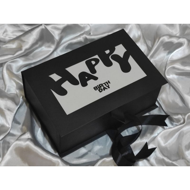 Jual Hardbox Box Kado Ulang Tahun / Box Hampers Size 26 x 17 x 10 cm ...