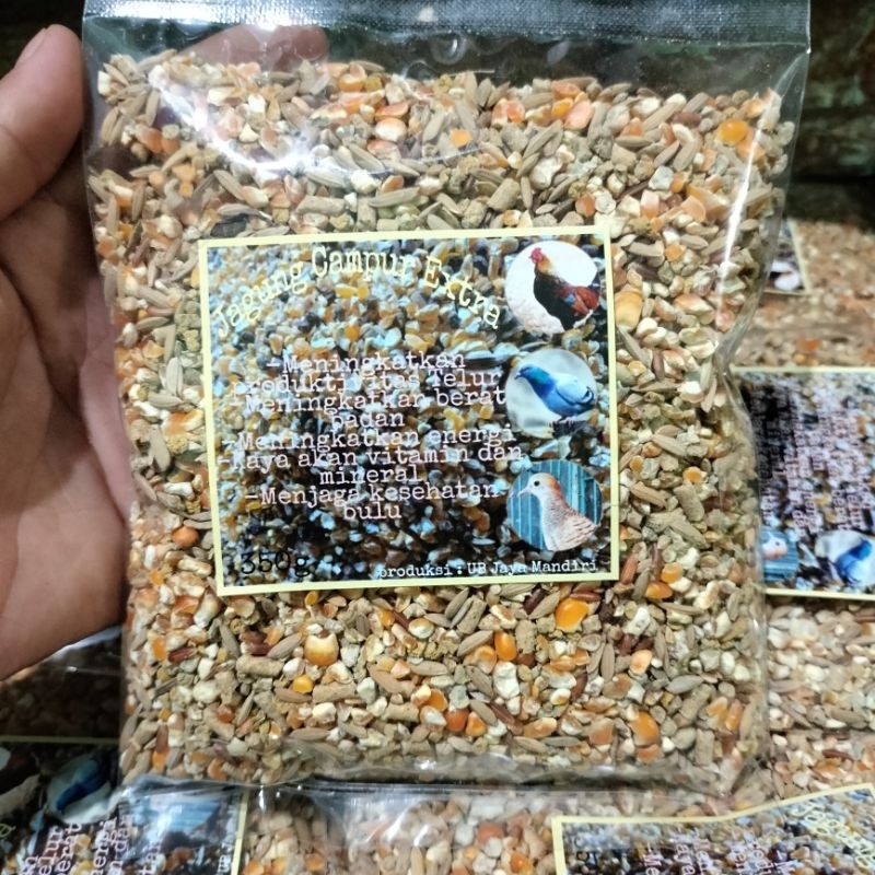 Jual New Cod pakan burung dara merpati ayam JCE 350grm | Shopee Indonesia