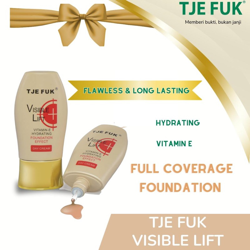 Jual Tje Fuk, Visible Lift Foundation with Sun Protection - Foundation ...