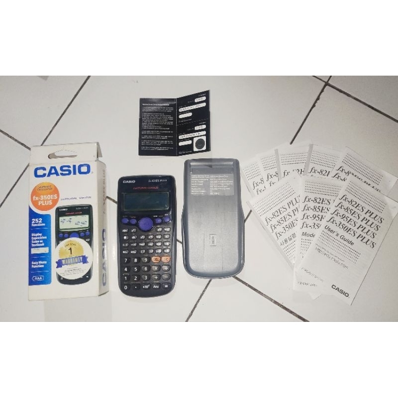 Jual CASIO fx-350ES PLUS KALKULATOR ILMIAH/SCIENTIFIC | Shopee Indonesia