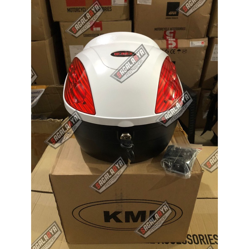 Jual promo Top Box Motor Sepeda Listrik KMI KM 201 non baseplate putih ...