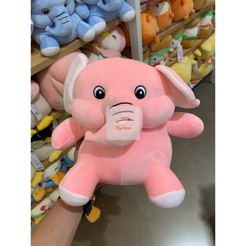 Jual MINISO Boneka Gajah Duduk Ukuran 28cm / Elephant Plush Toy ...