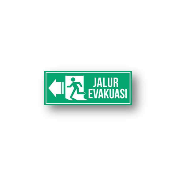 Jual Stiker Jalur Evakuasi | Stiker Exit | Stiker Emergency Exit ...
