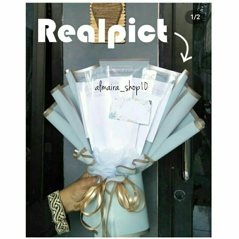 Jual BUKET UANG KOSONG 10 LEMBAR {FREE KARTU UCAPAN} HAMPERS BOUQUET ...