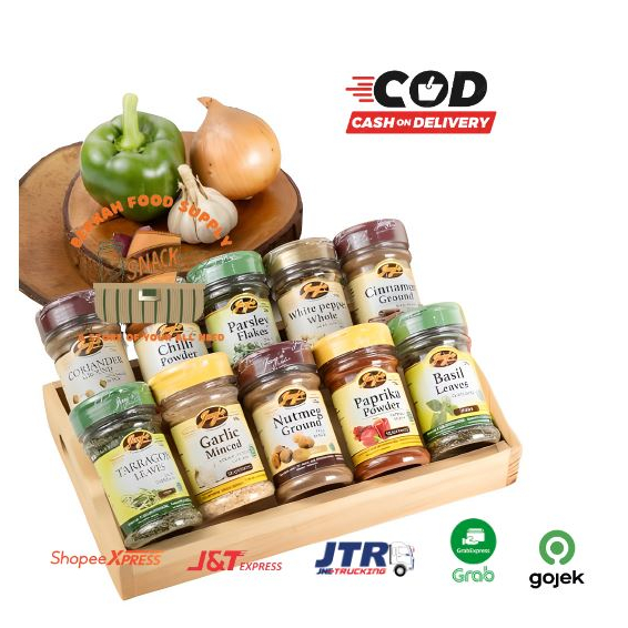 Jual ( BERKAH ) JAYS SEASONING GARLIC POWDER GARLIC BREAD GINGER INDIAN ...