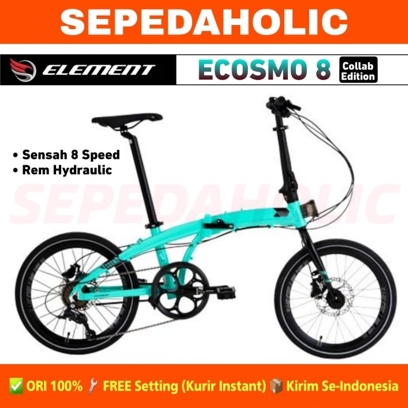 Jual Sepeda Lipat ELEMENT ECOSMO 8 Collab Edition 20 Inch Hidrolik ...
