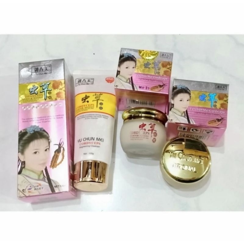 Jual Paket Yu Chun Mei Cordyceps Whitening Kit (isi 3pcs) | Shopee ...