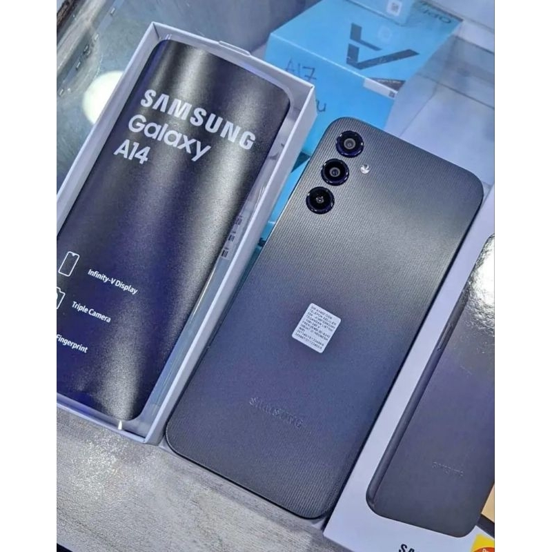 Jual SAMSUNG A14 RAM 6GB/128GB MULUS FULLSET | Shopee Indonesia