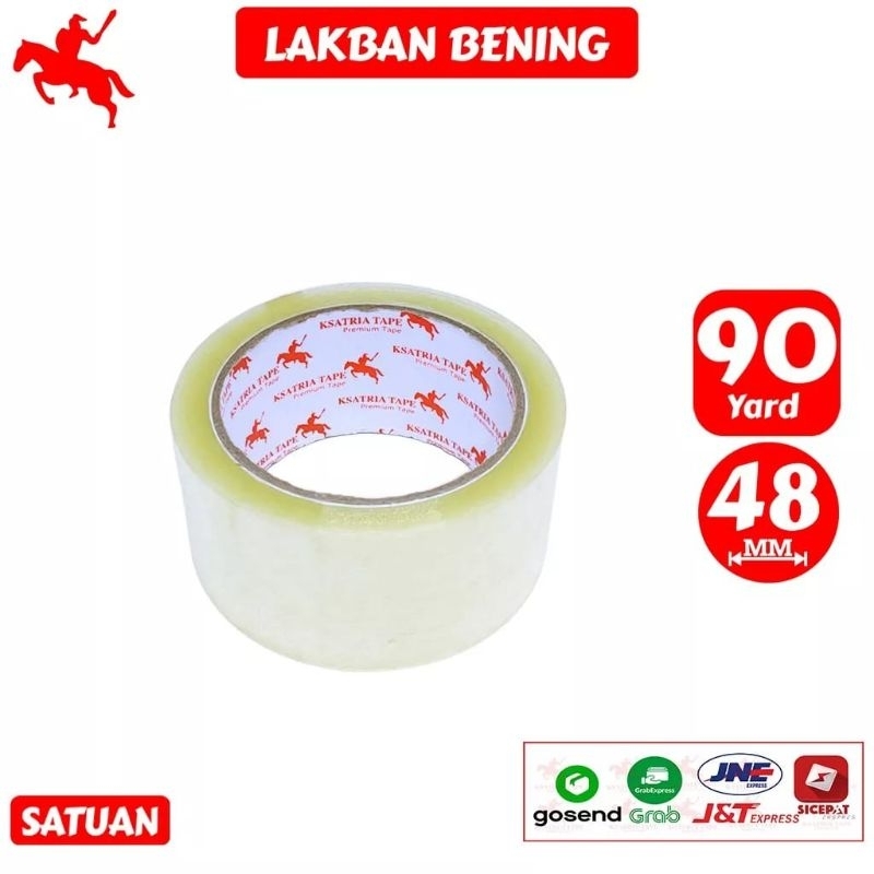 Jual Lakban OPP Tape Bening setara daimaru 48mm x 90 yard satuan | Shopee Indonesia