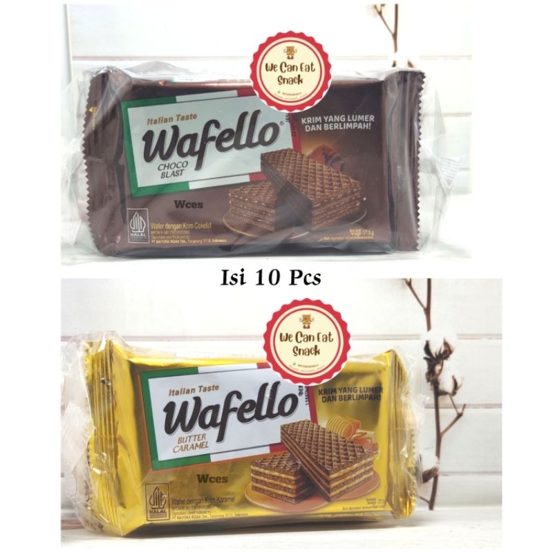 Jual Roma Wafello Italian Wafer All Varian 37,5gr (isi 10pcs) | Shopee ...