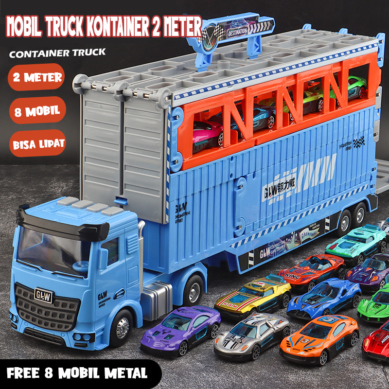 Jual Container Car Catapult Mainan Anak Diecast Kado Hadiah Bahan Metal ...