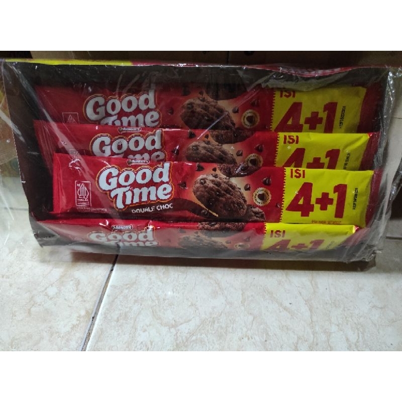 Jual Good time Goodtime Double Choc 1 box isi 12 pcs ( @27gr )KEMASAN ...