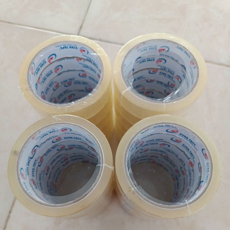 Jual Selotip / Selotape / Isolasi Bening 1 Inch Kualitas Premium (Per ...