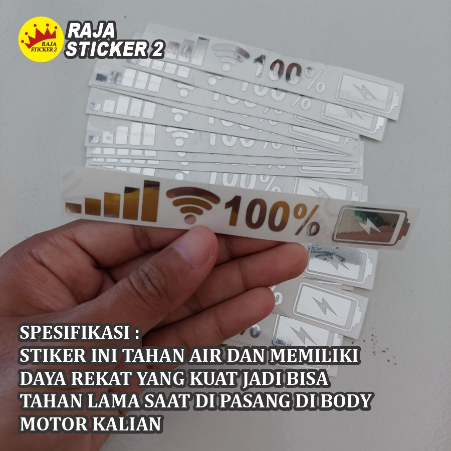 Jual STIKER STICKER BATERAI WIFI SINYAL HP PHONE BUAT MOBIL DAN MOTOR ...