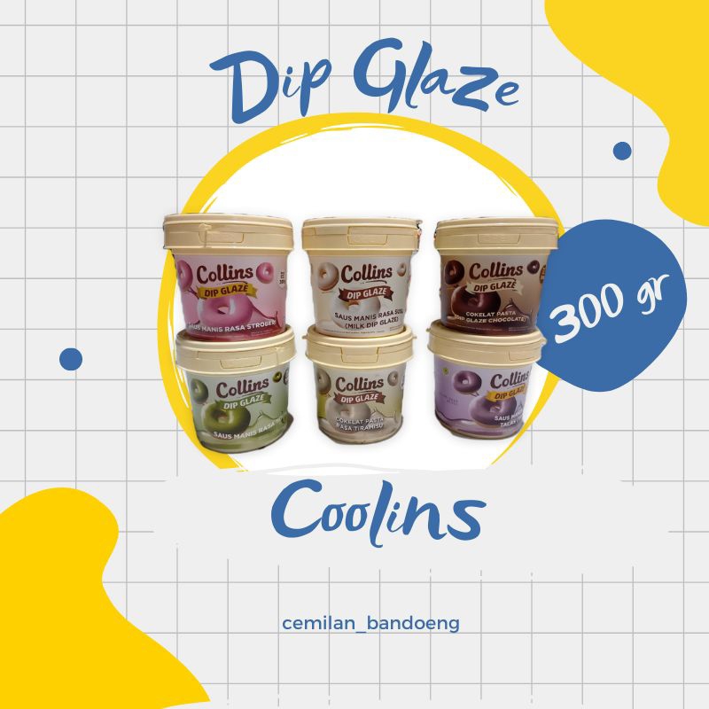 Jual Collins Dip Glaze 300gr – Saus Manis Siap Pakai untuk Donat ...
