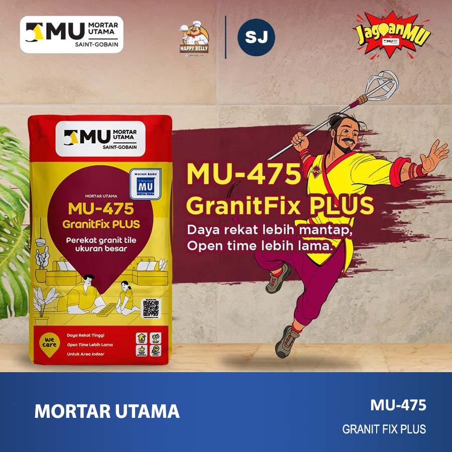 Jual MU-475 GranitFix PLUS 25kg PEREKAT GRANIT JUMBO | Shopee Indonesia