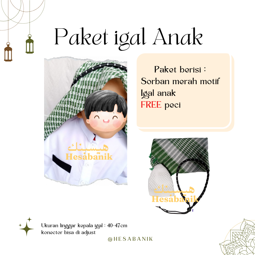Jual PROMO !!! IGAL SORBAN DEWASA / IGAL ARAB / PENGIKAT SORBAN KEPALA ...